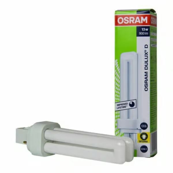OSRAM 2PIN BULB 13W 2-PIN DULUX D COOL WHITE – Prothabe